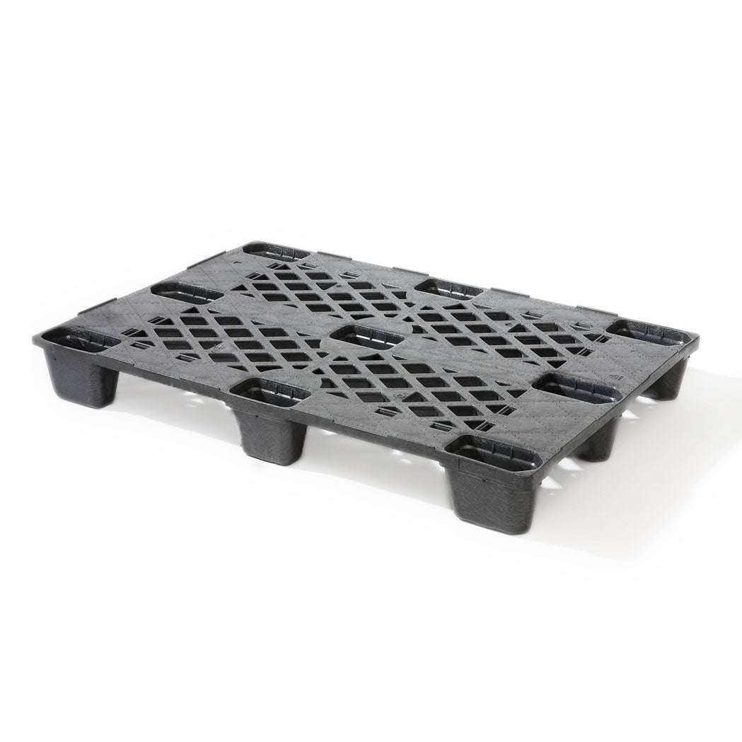 32x48 Nestable Solid Deck Plastic Pallet | Medium Duty & Durable – Pallets & Bins