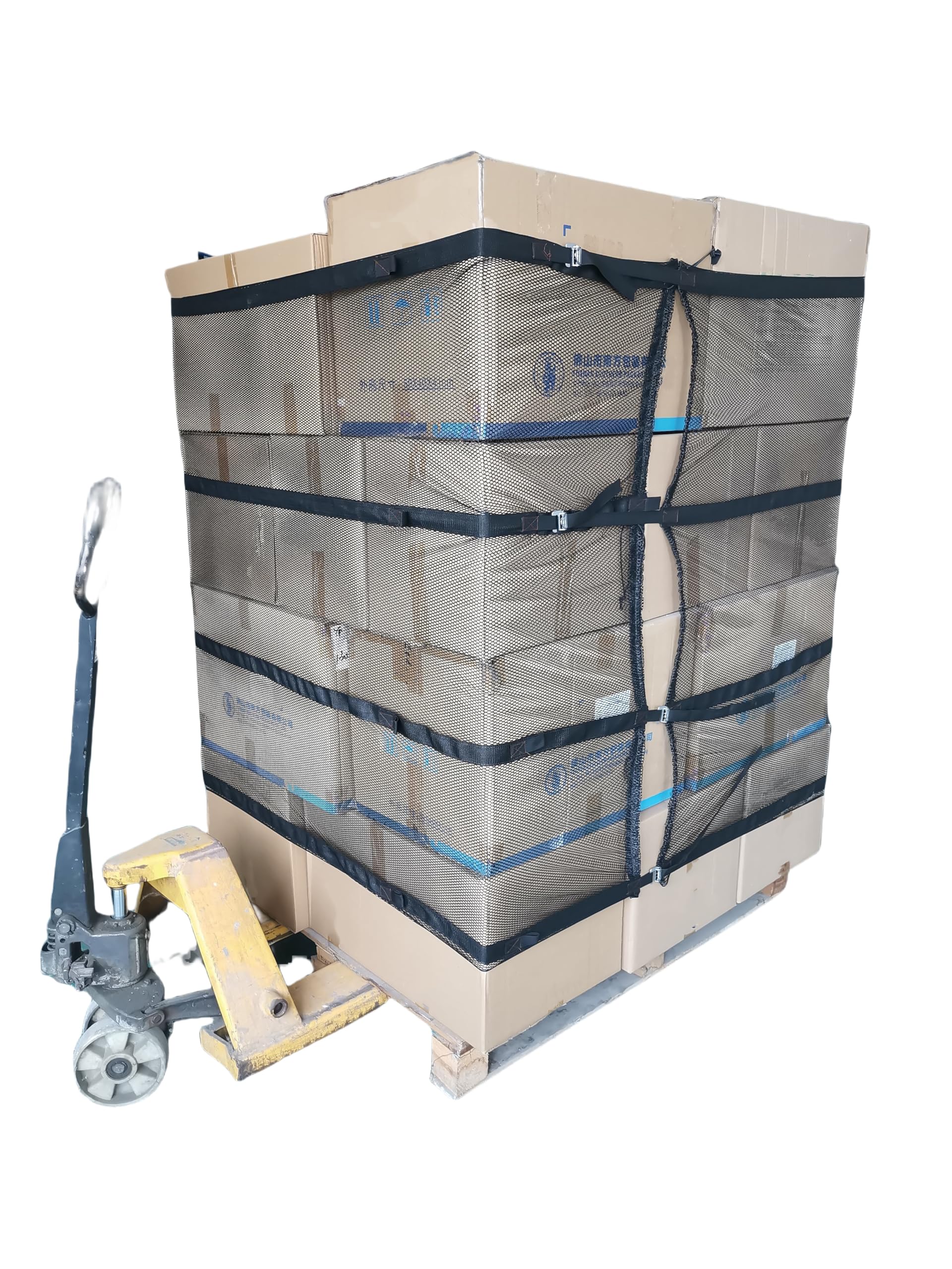 Reusable Warehouse Transport Security Net H130cm, L440cm – Pallets & Bins