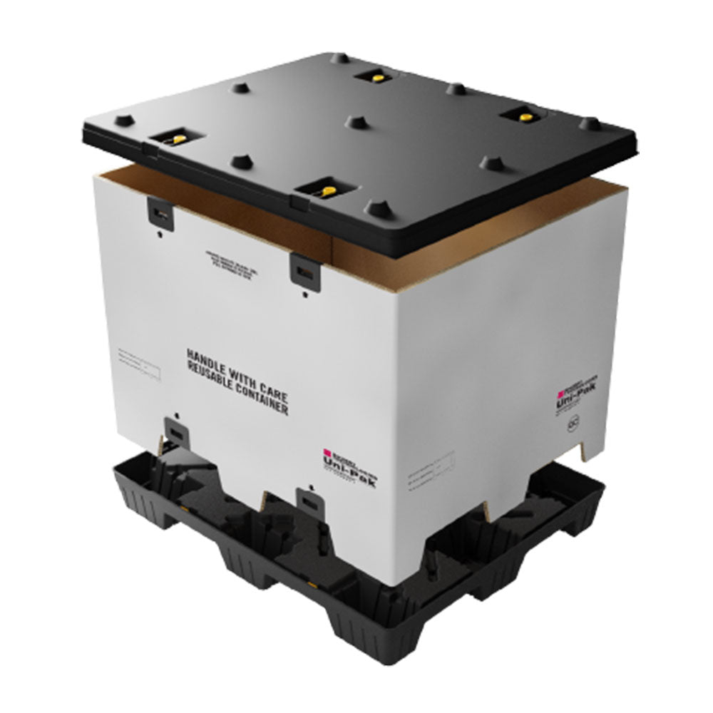 Uni-Pak 40x48x45 Collapsible Sleeve Pack Container – Pallets & Bins